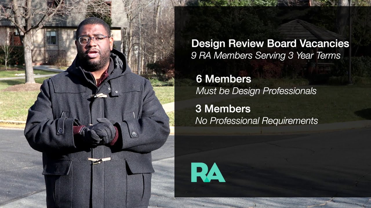 Reston Today - Design Review Board Vacancies (DRB) - YouTube