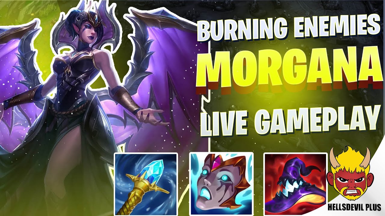 MORGANA BURNING ENEMIES! Ft. @BrokenSupport Wild Rift HellsDevil Plus ...