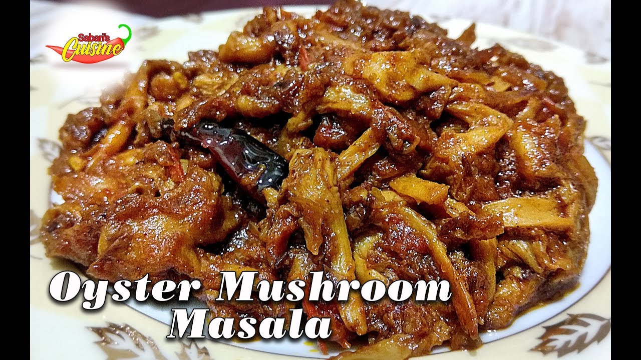 How To Make Oyster Mushroom Masala At Home | Oyster Mushroom Masala Recipe - Indian Style - YouTube
