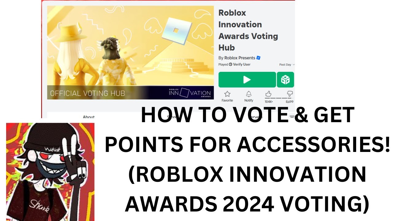 HOW TO VOTE & GET POINTS FOR ACCESSORIES! (ROBLOX INNOVATION AWARDS ...