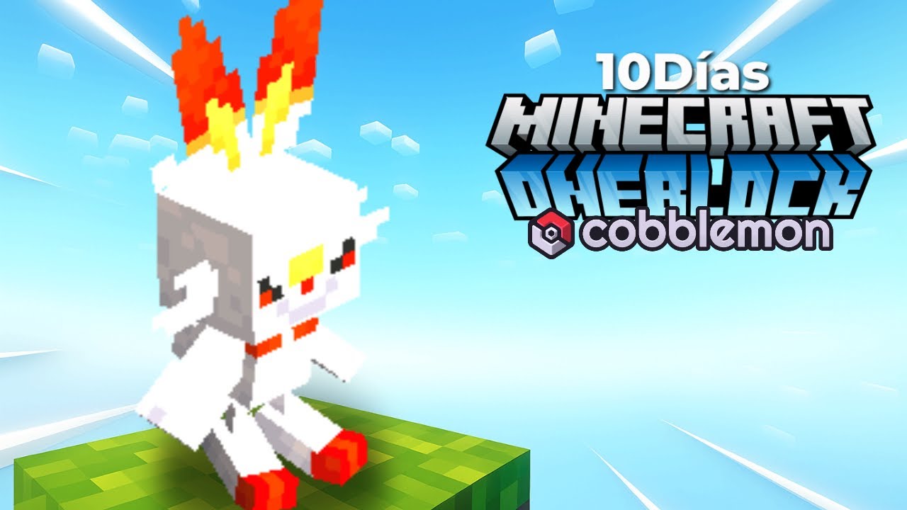 🔥 ¡SOBREVIVÍ 10 DÍAS en Minecraft ONE BLOCK con Cobblemon! 🧱⚔️🐉 - YouTube