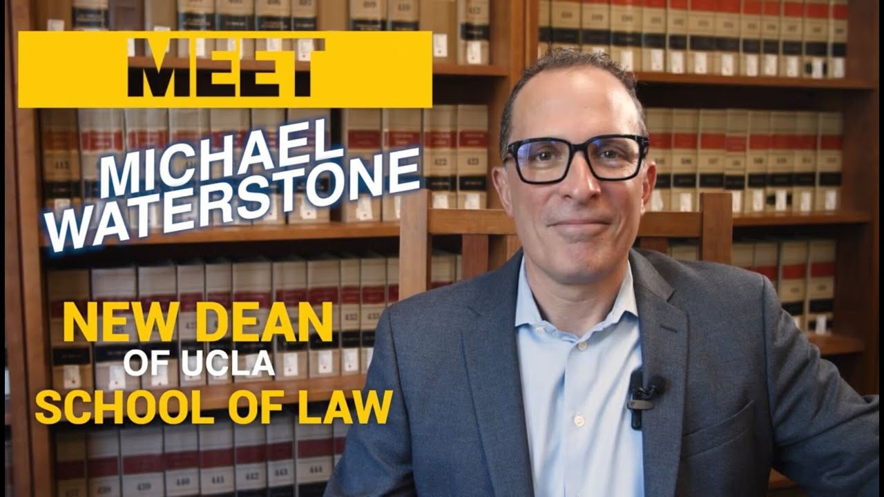 Meet Michael Waterstone, Dean of UCLA Law - YouTube