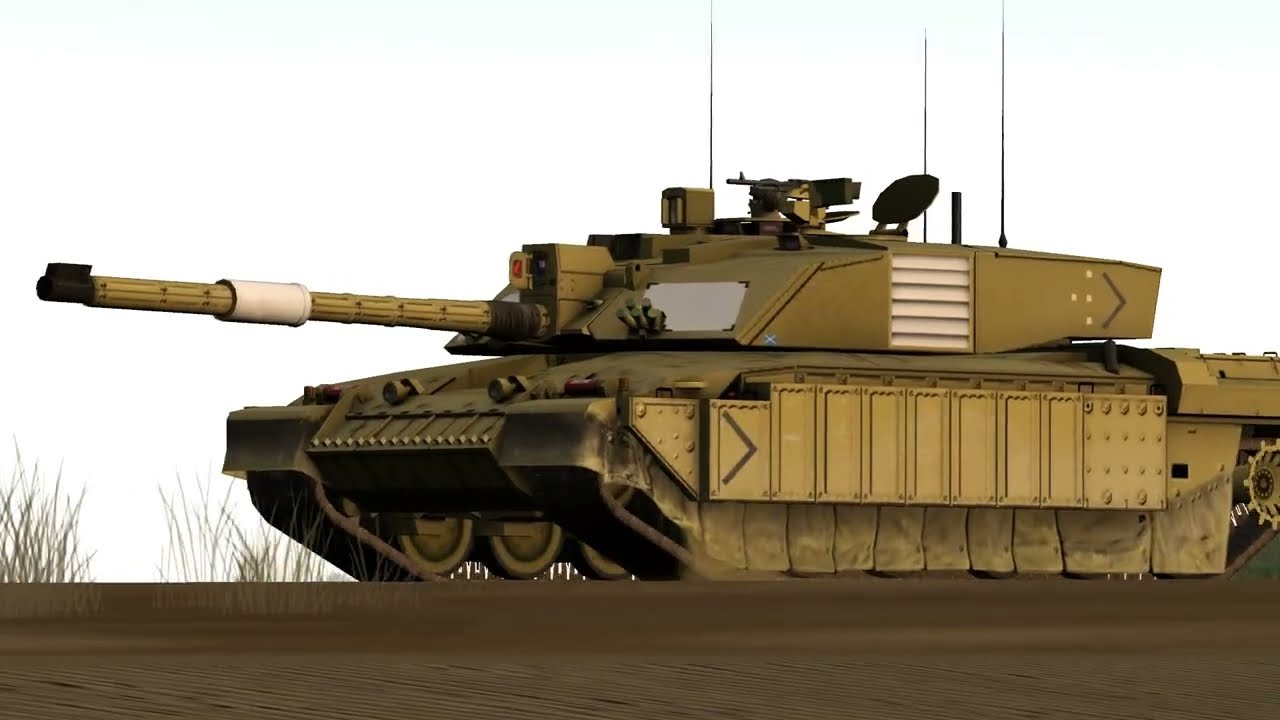 Kuwait - Challenger 2 desertization - Steel Beasts Pro PE - YouTube
