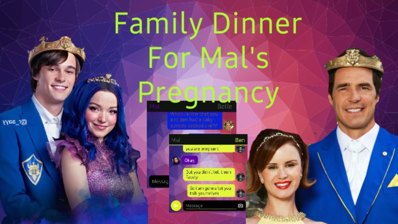 Family Dinner for Mal's Pregnancy | Descendants Texting story ...