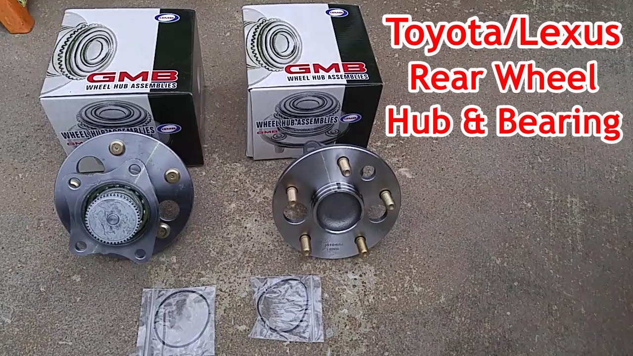 Toyota / Lexus Rear Wheel Hub & Bearing Replacement - 1997 - 2001 Camry ...