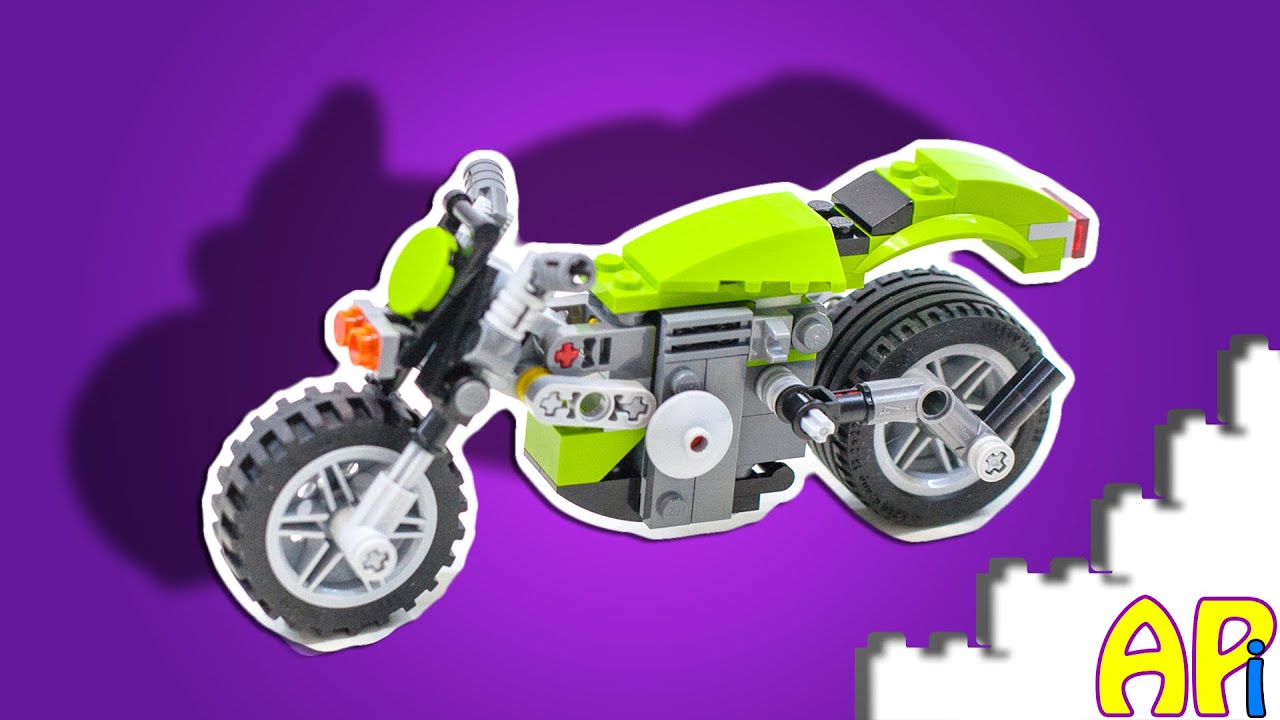 Lego Creator Classic motorbike 31018 Stop Motion Build review - YouTube