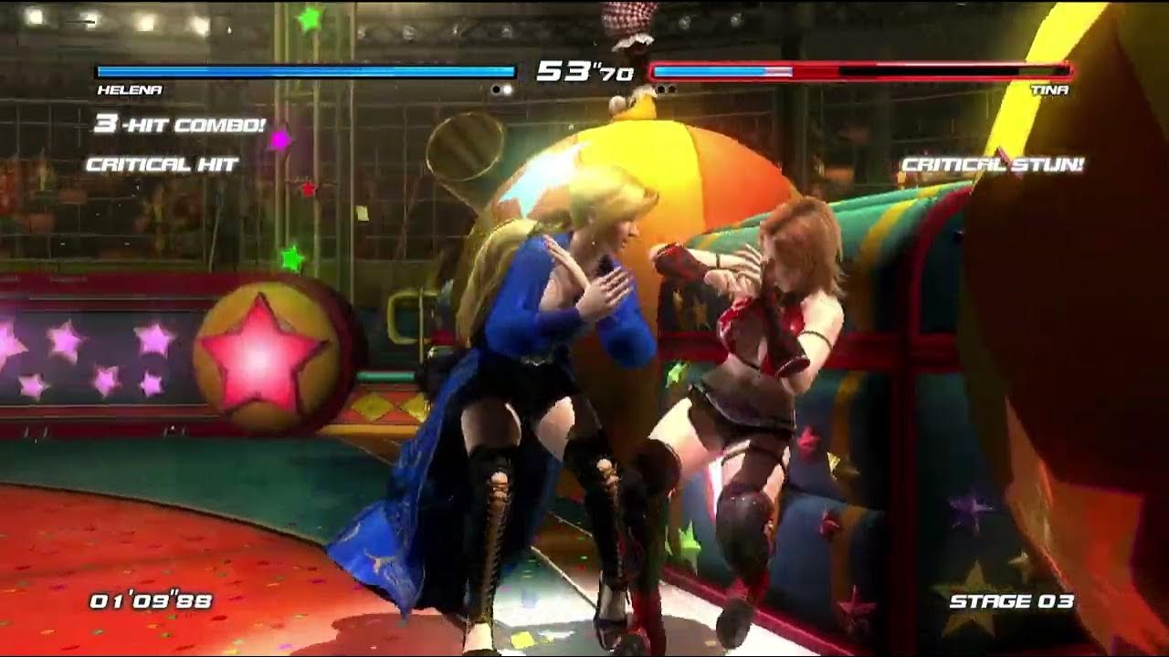 Dead or Alive 5 - PS3 - Time Attack - Rookie - Helena - 3m 03s 790ms - YouTube