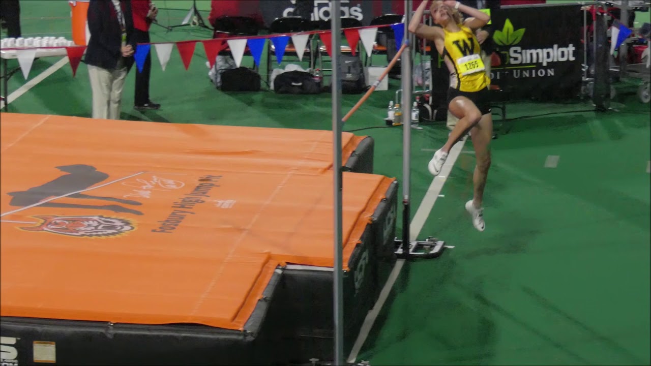 Simplot Games 2020 - High Jump Final (attempt at 1.65m) - YouTube