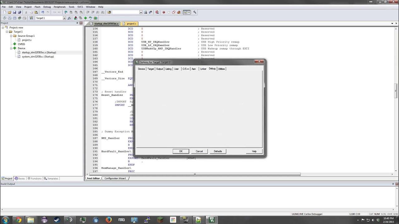 How to create a new project in Keil uVision 5 - YouTube