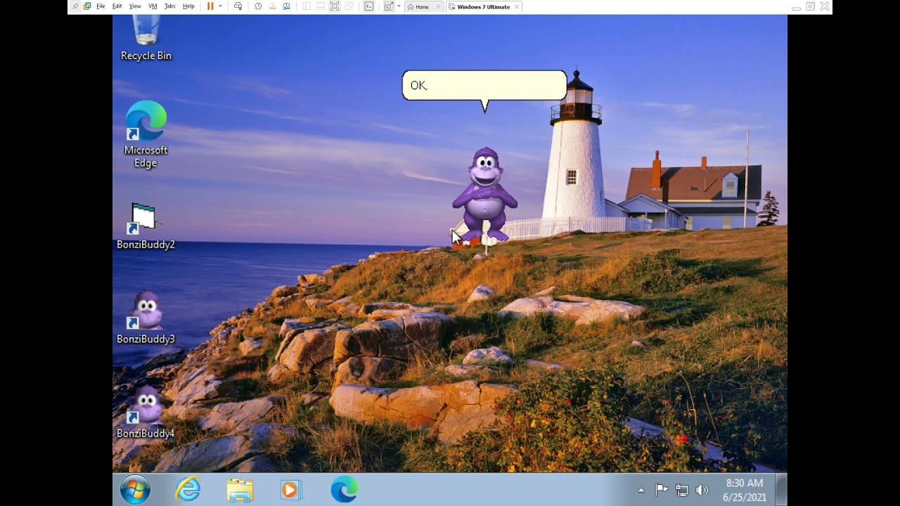 Bonzi Buddy Windows 7 Ultimate - YouTube