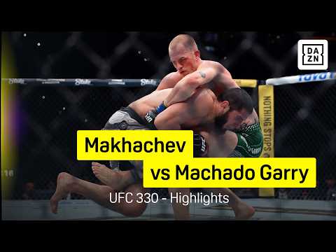 Islam Makhachev vs Ian Machado Garry | UFC 330 | DAZN Highlights