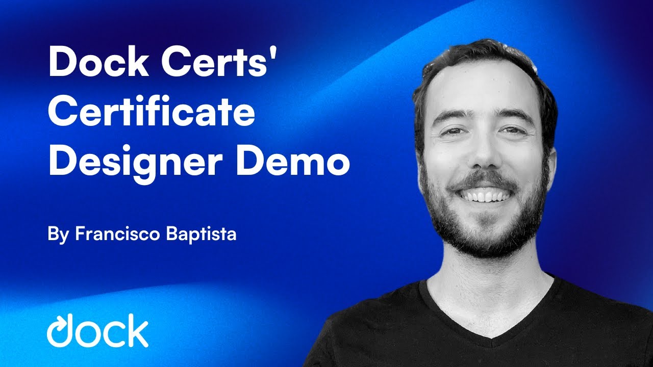 Dock Certs - Certificate Designer Demo - YouTube