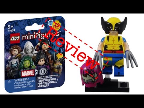 LEGO Wolverine Minifigure 71039-12 Marvel Studios CMF Series 2 Review ...