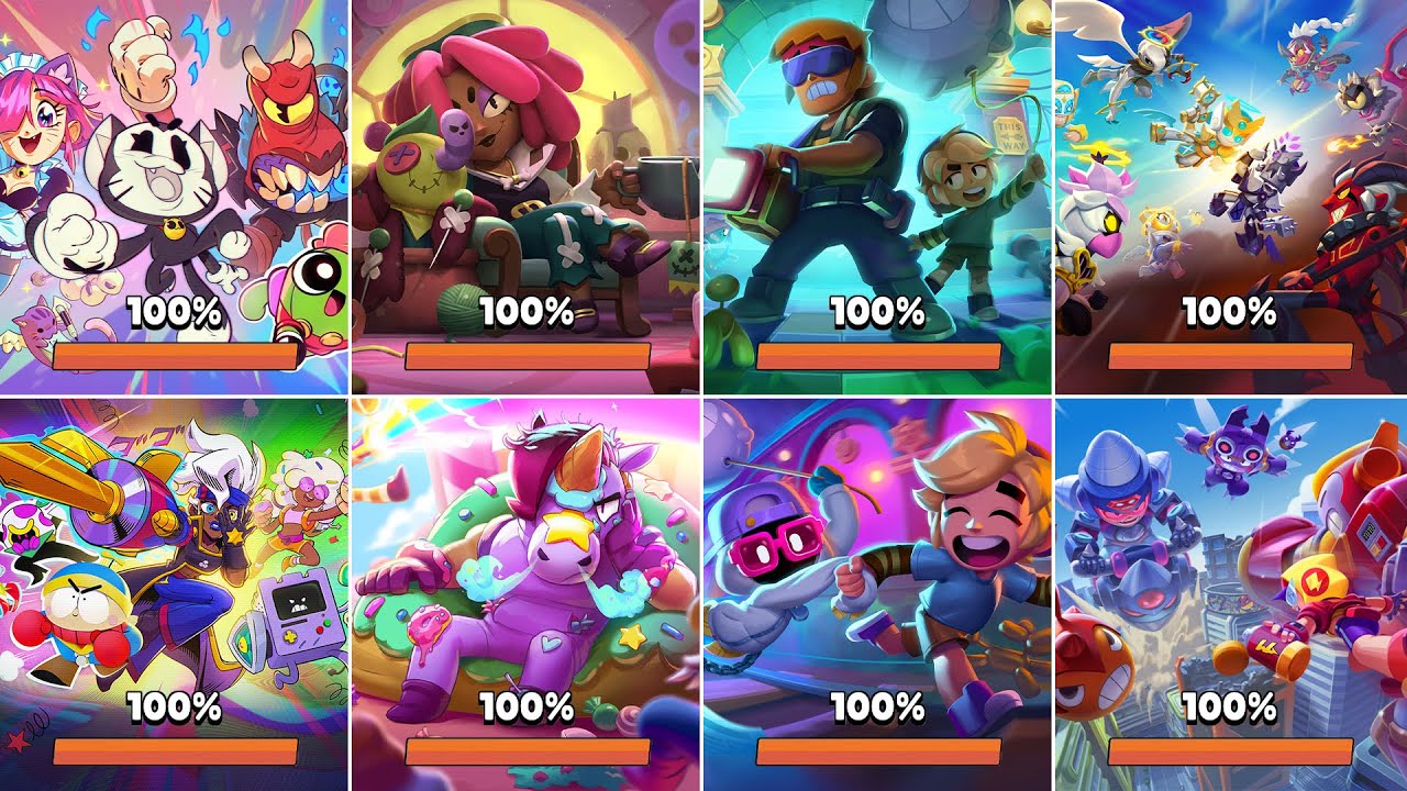 Loading Screen Evolution ( 2017-2024 ) in Brawl Stars | Juju, Shade ...