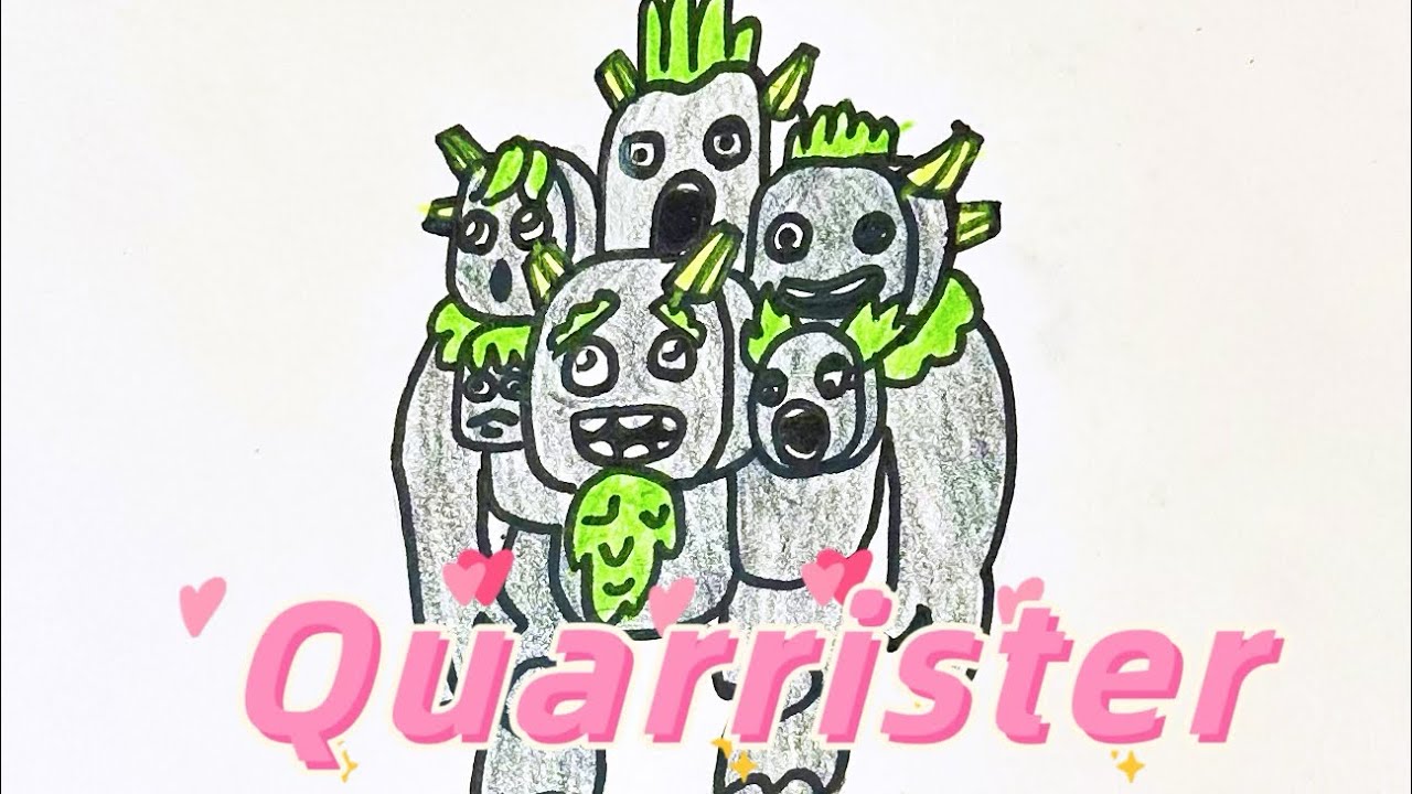 How to draw Quarrister | My Singing Monsters #drawing - YouTube