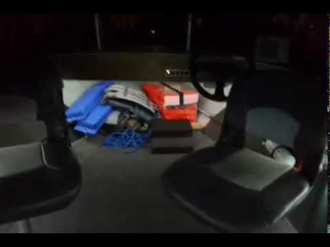 1958 Alumacraft Queen Merrie 2.0 lighting - YouTube