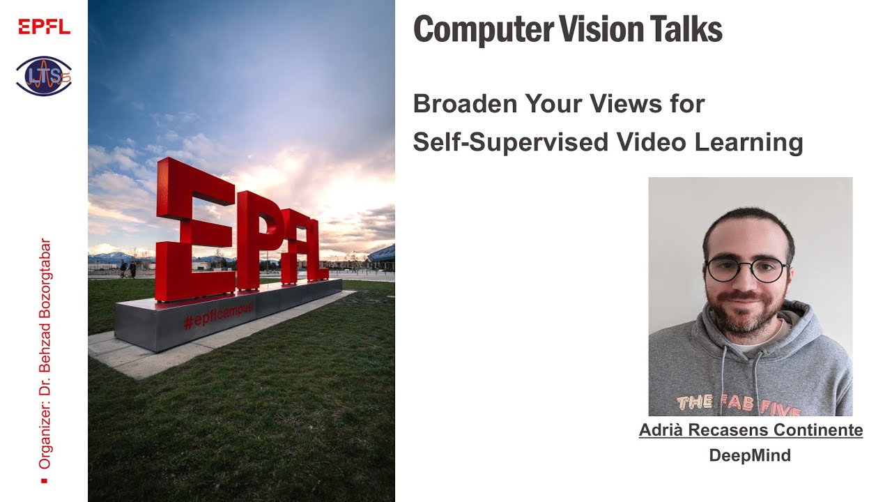 Broaden Your Views for Self-Supervised Video Learning - YouTube