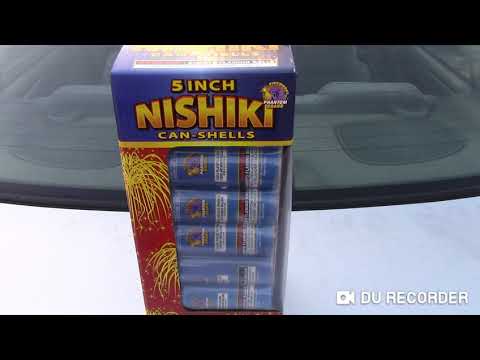 5 INCH NISHIKI CAN SHELLS BY(PHANTOM BRAND FIREWORKS)6 PCS - YouTube