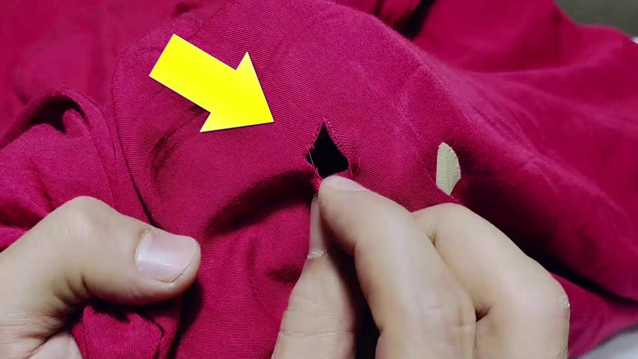 The best darn methods to repair holes on your clothes beautifully and ...