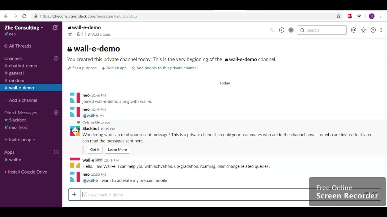 Telecom Chat Bot Solution - YouTube