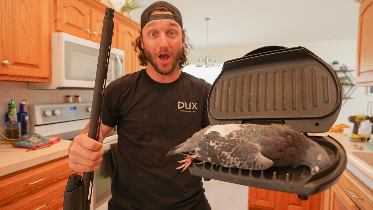 Pest Control Pigeon Hunt MY WIFE EATS IT!! (Catch Clean Cook) George ...