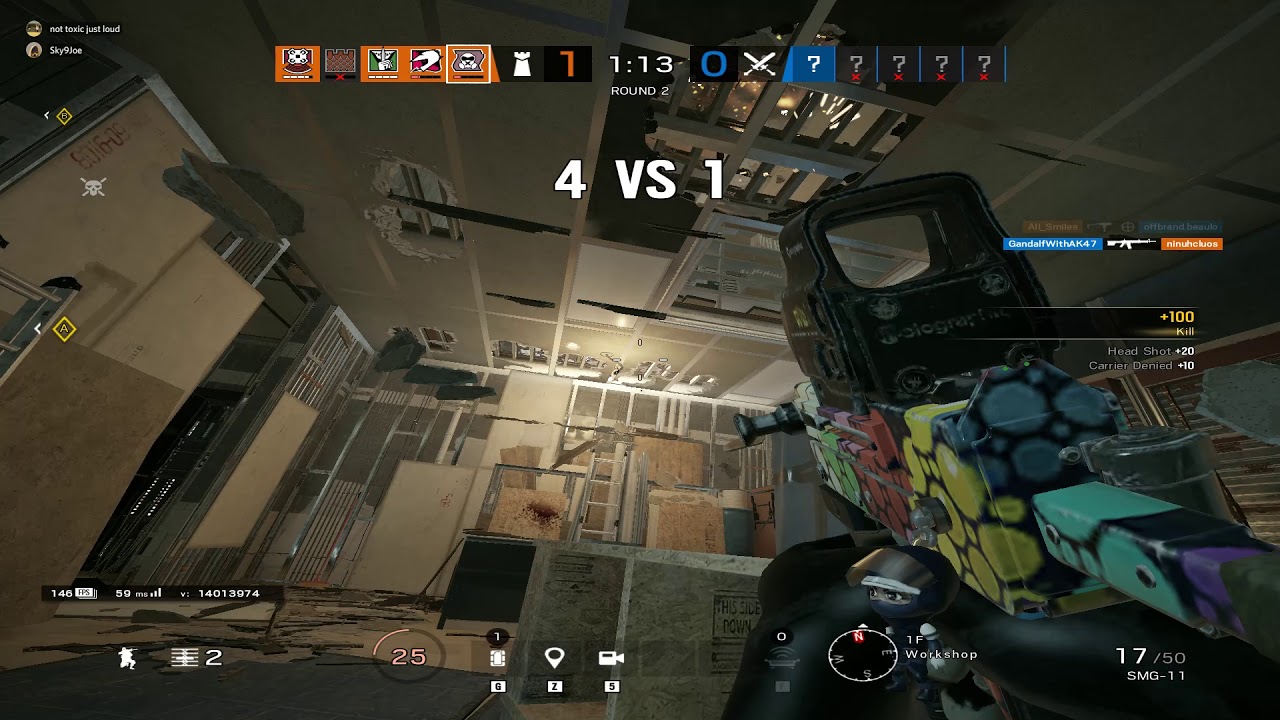 smg-11 and nitro gat combo to get the last two - YouTube