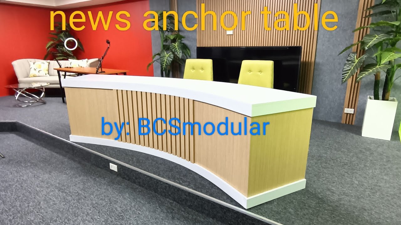 batangas city project.anchor news table, modular laminated finish ...