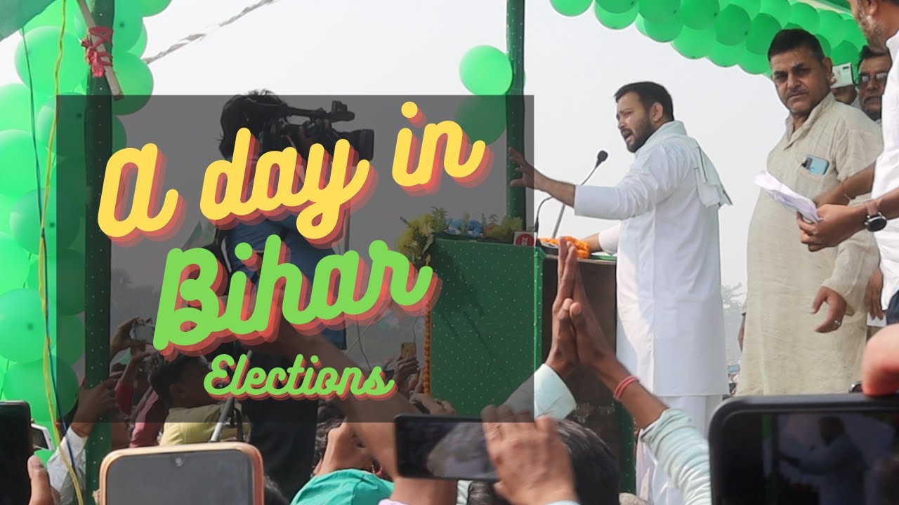 A day in Bihar Elections 2020: Tejasvi Yadav's Rally and street talk in ...