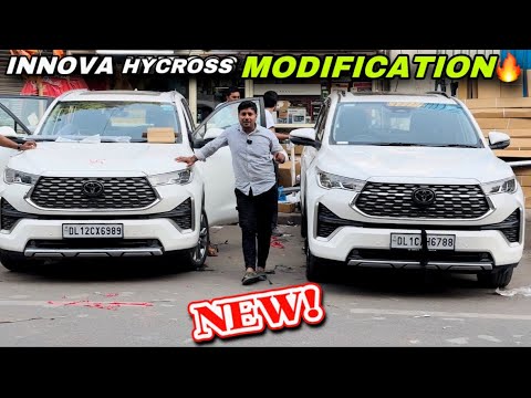 Innova Hycross Required Accessories Installation🔥| Hycross Modification ...