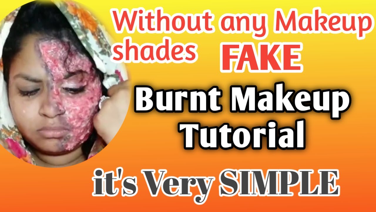 Burnt Makeup with natural ingrediants#burntmakeup #makeuptutorial - YouTube