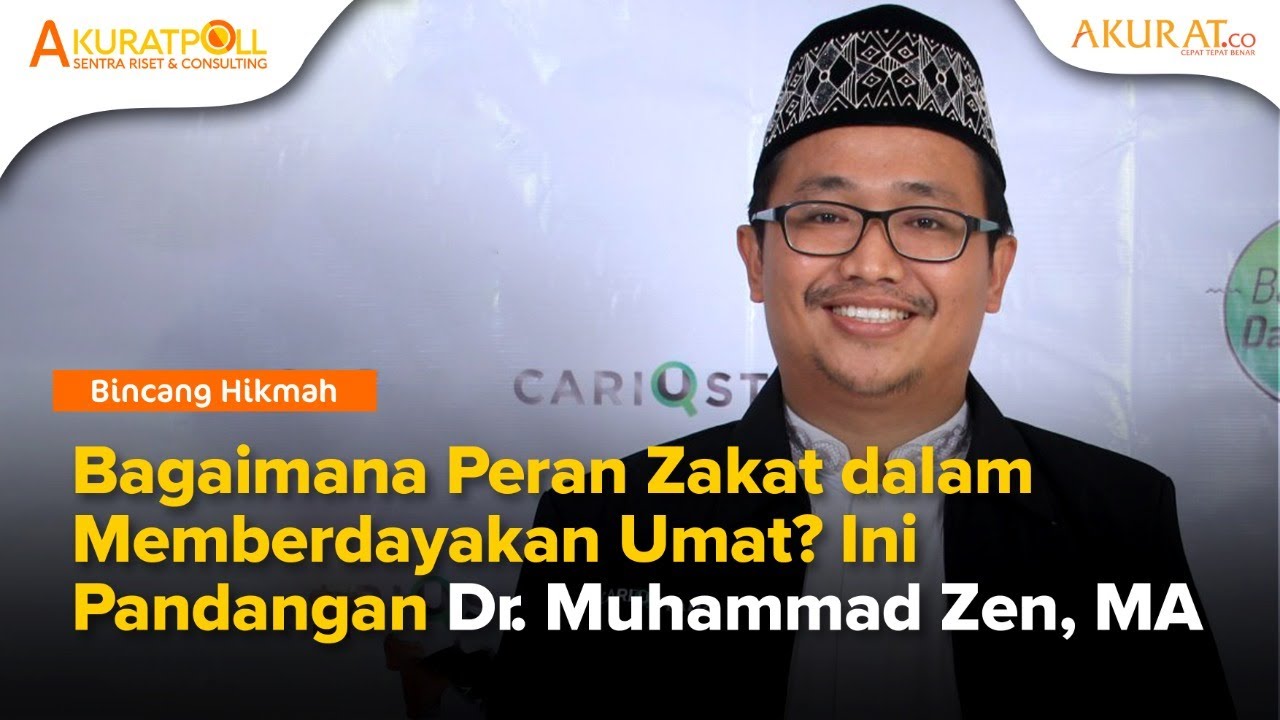 Bagaimana Peran Zakat dalam Memberdayakan Umat? Ini Pandangan Dr ...