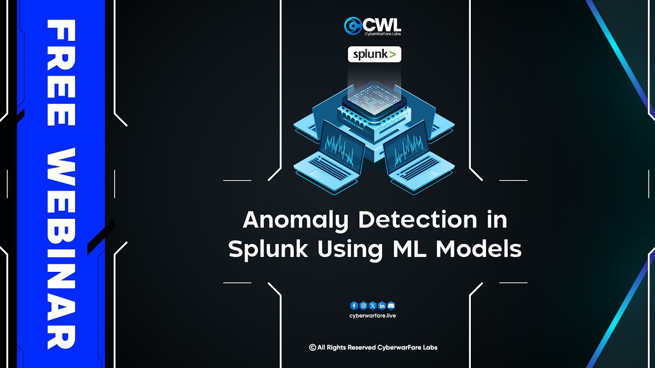 Anomaly Detection in Splunk Using ML Models Webinar | CyberWarFare Labs ...