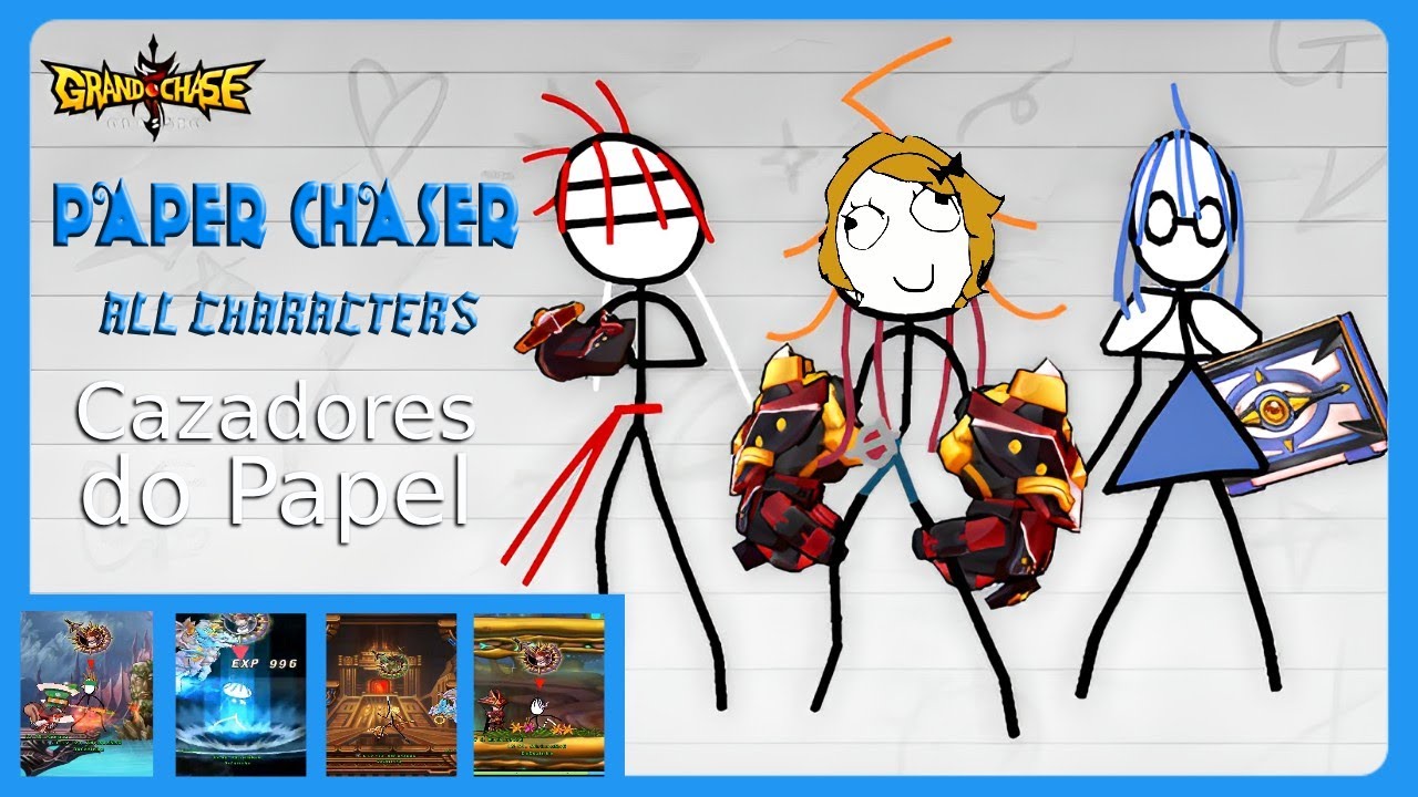 Paper Chaser All the characters Grand Chase Classic - YouTube