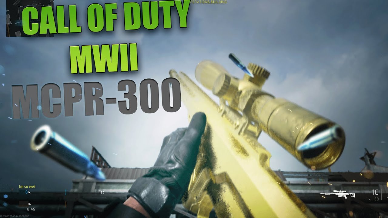 Mw2 gold MCPR 300 Gameplay - YouTube