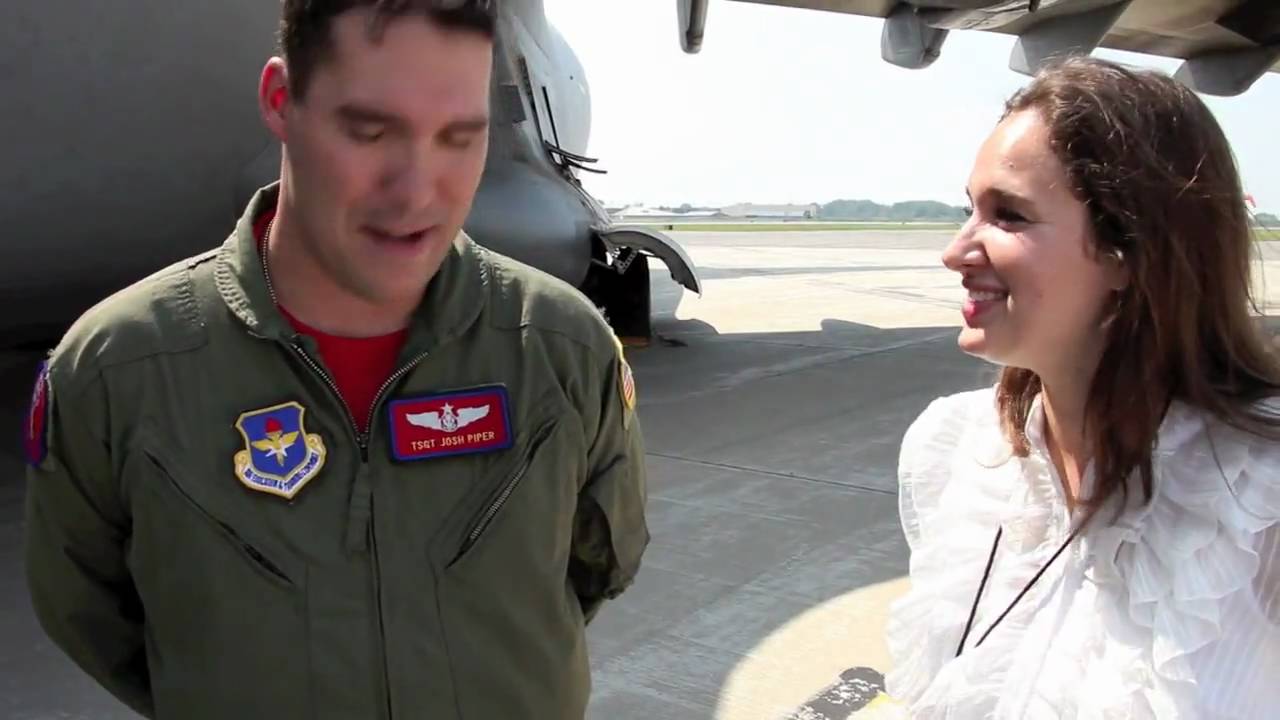 C-17 Sgt. Josh Piper Load Master Interview with Showbiz Shelly - YouTube