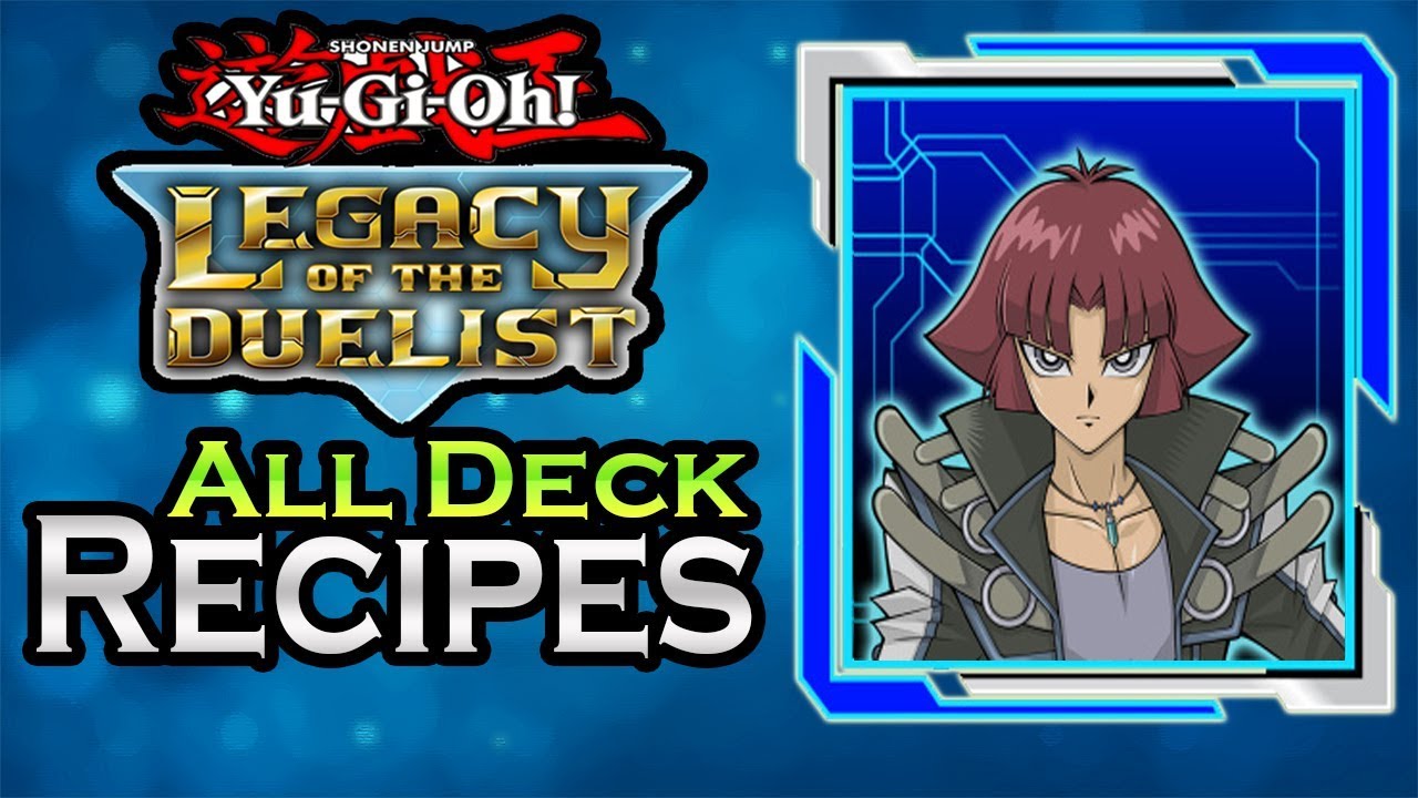 Yu-Gi-Oh! Legacy of the Duelist - All Alister's Deck Recipes - YouTube