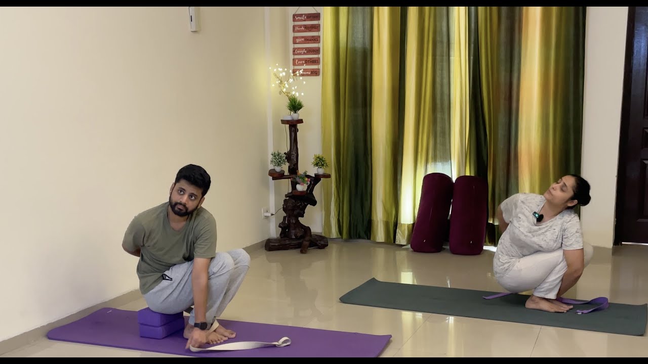 Surya namskara step by step followed by spinal twisting asanas for ...