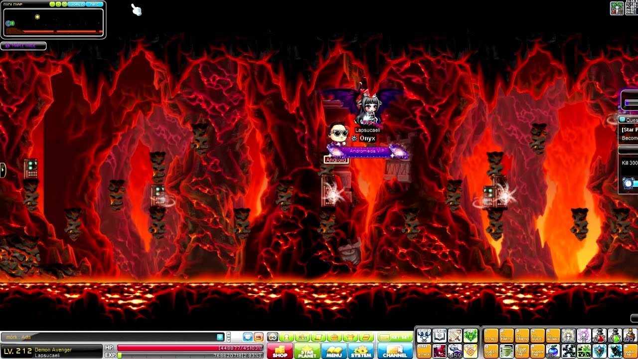 Maplestory Zakum Jump Quest Challenge - YouTube