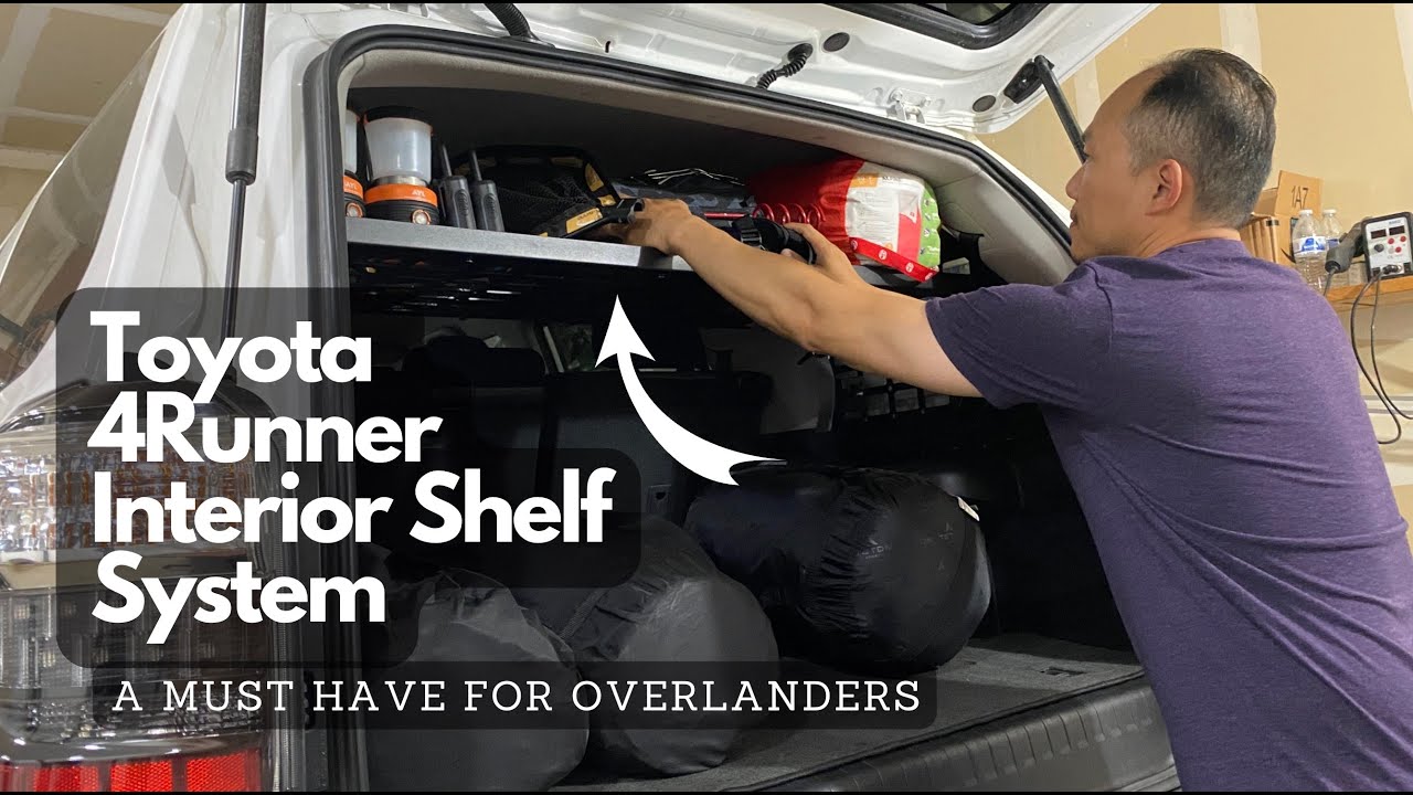 Toyota 4Runner 5th Gen Interior Shelf Installation for Overlanding ...