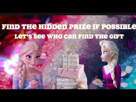 Find the hidden prize if possible Let's see who can find the special ...