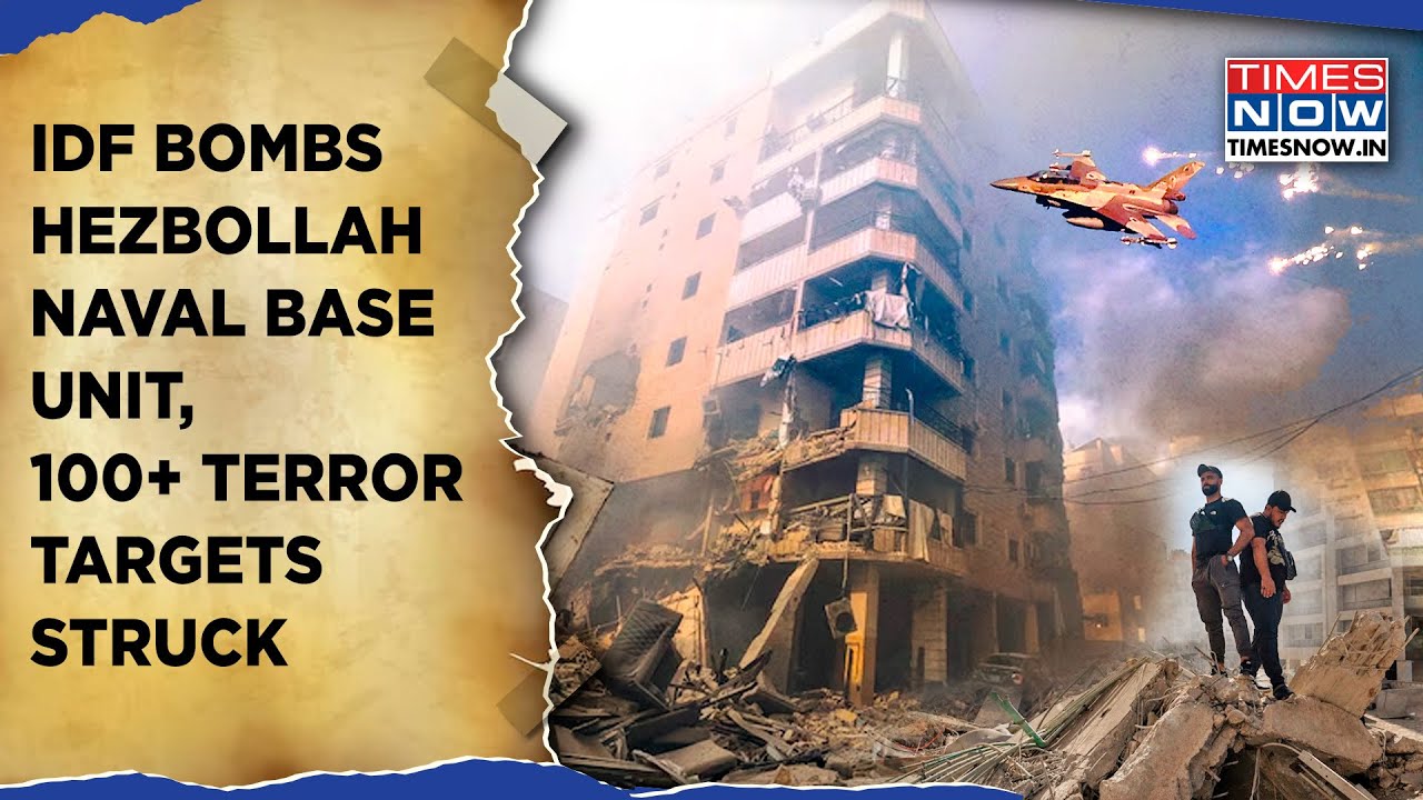 IDF Bombs Hezbollah Naval Unit, Military Storage Facility Hit| 100 ...