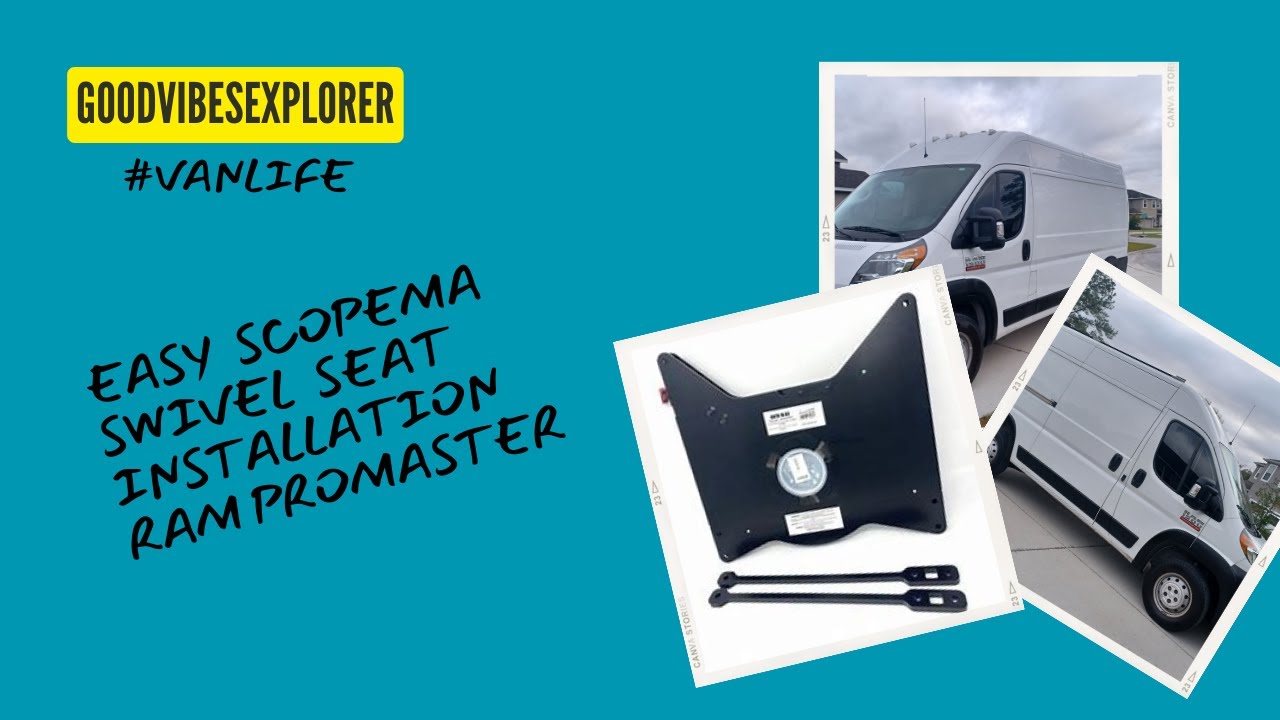 EASY Scopema Swivel Seat Install Ram Promaster - YouTube
