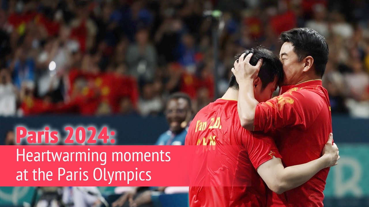 Paris 2024: Heartwarming moments at the Paris Olympics - YouTube