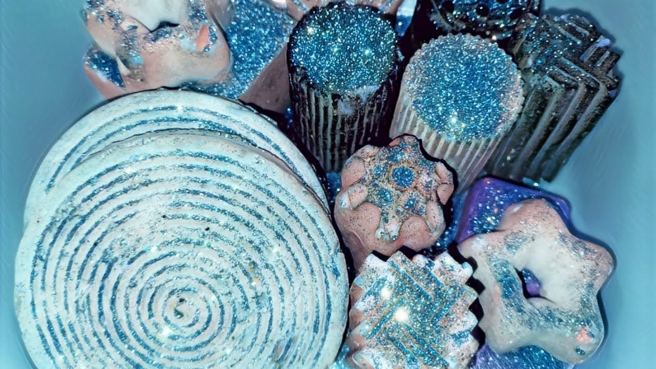 Variety of crunchy blue reform | Oddly satisfying | ASMR | Sleep aid ...