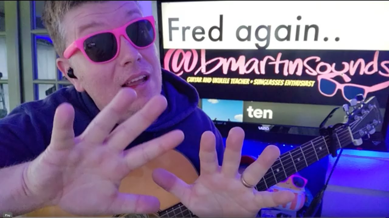 ten - Fred again.., Jozzy Guitar Tutorial (Beginner Lesson!) - YouTube