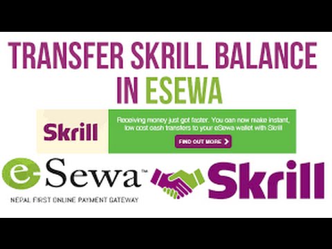 How to transfer skrill balance to esewa account 100%verified - YouTube