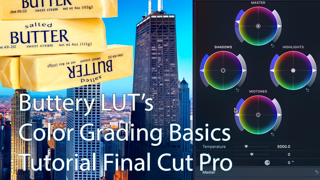 Color Grading LUT Basics with Butteryfilms - YouTube