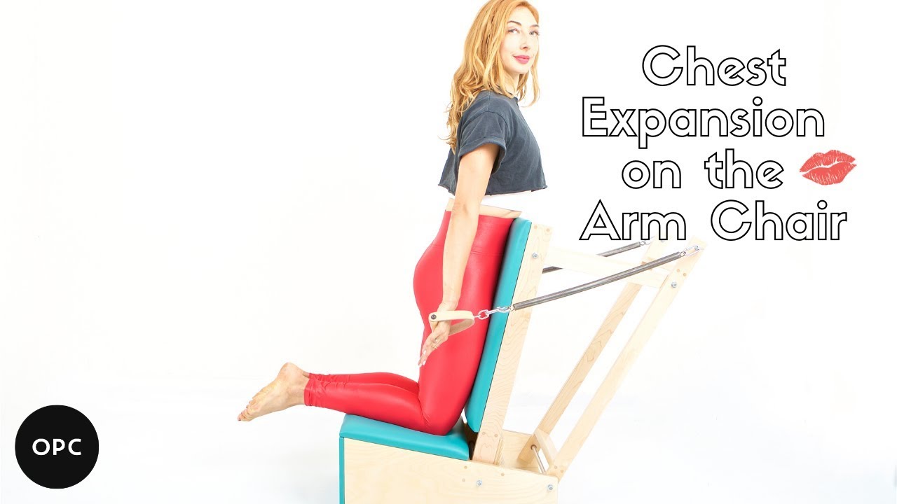 Chest Expansion on the Arm Chair | Online Pilates Classes - YouTube