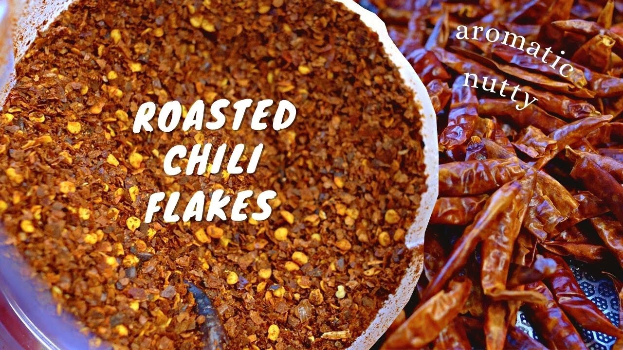 HOW TO MAKE ROASTED CHILI FLAKES - YouTube