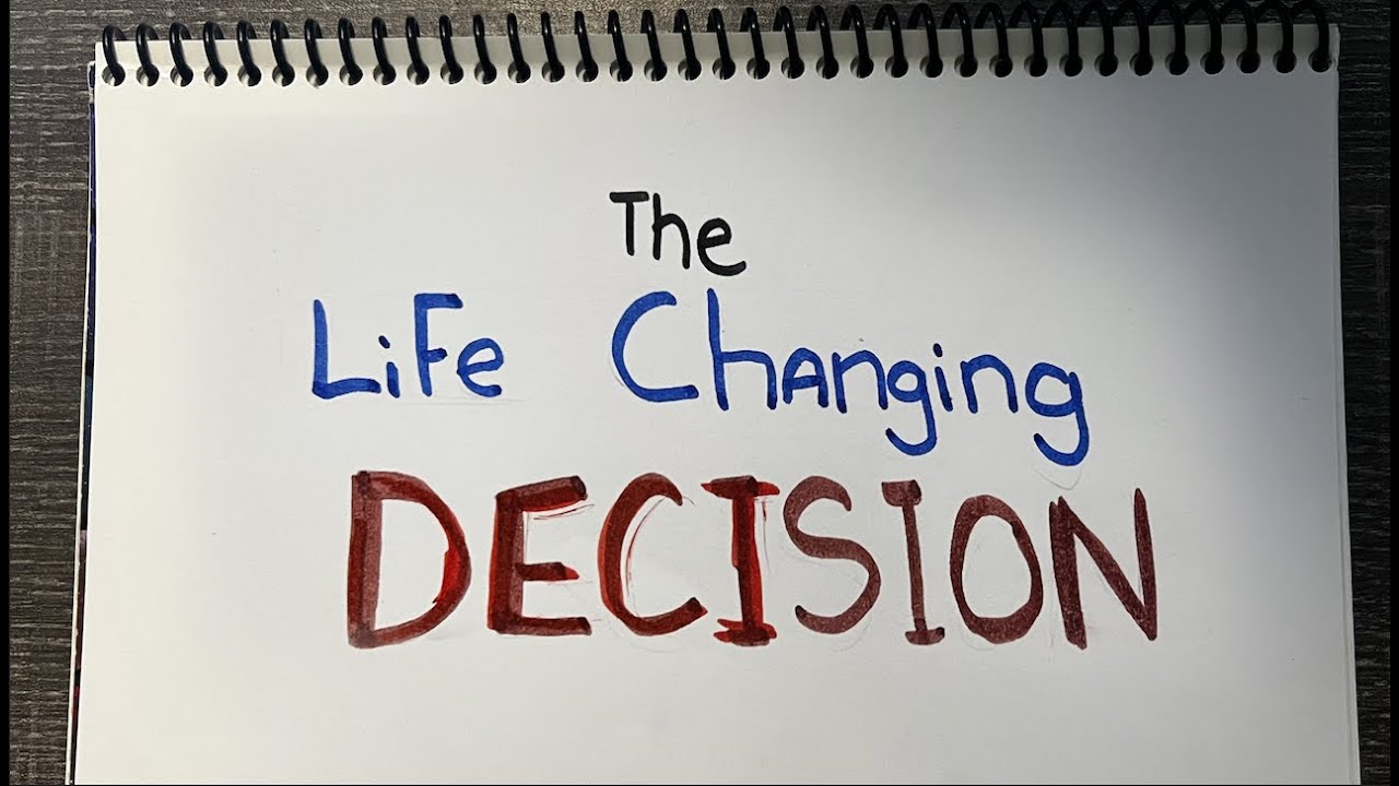 The Life Changing Decision For This Channel - YouTube
